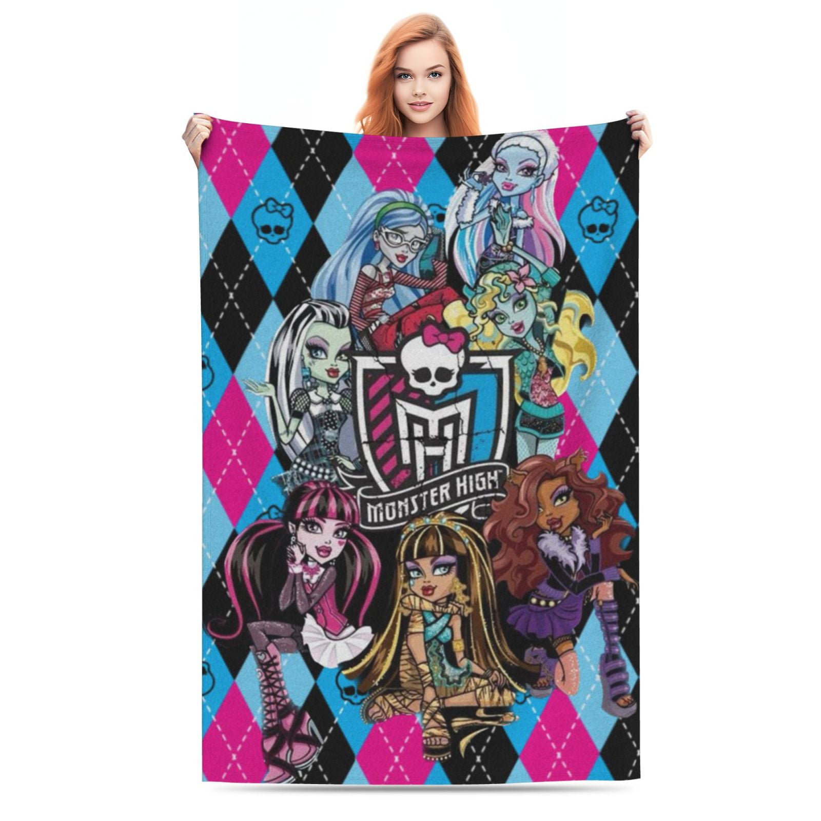 Characters Monster High Anti-pilling Flannel Blanket Soft Fleece Fuzzy ...