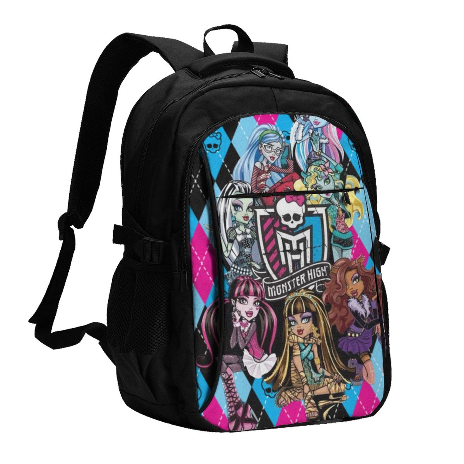Characters Monster High Backpack Daypack Large Capacity Schoolbag ...