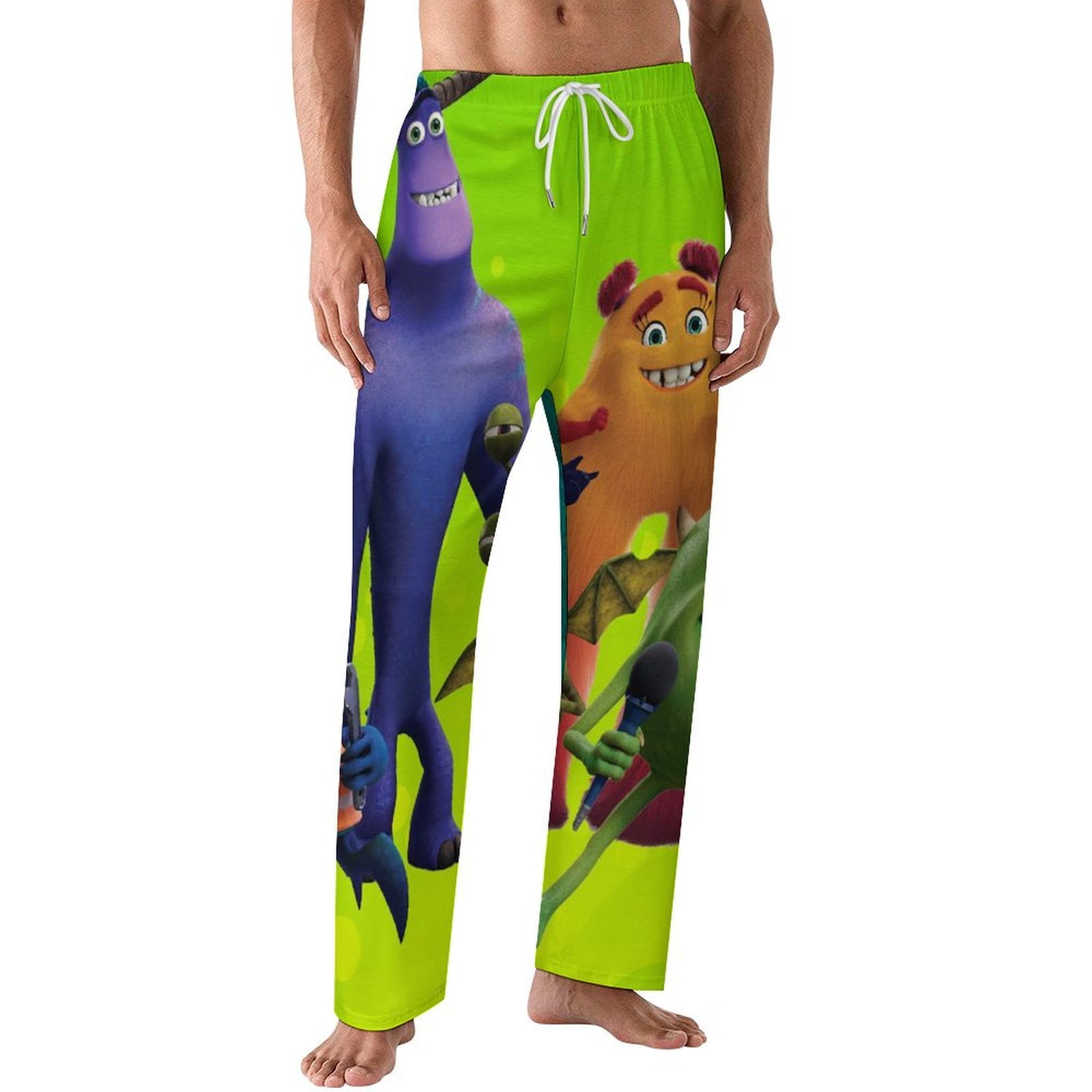 Characters Monsters University Mens Pajama Pants Cozy Soft Lounge Sleep ...