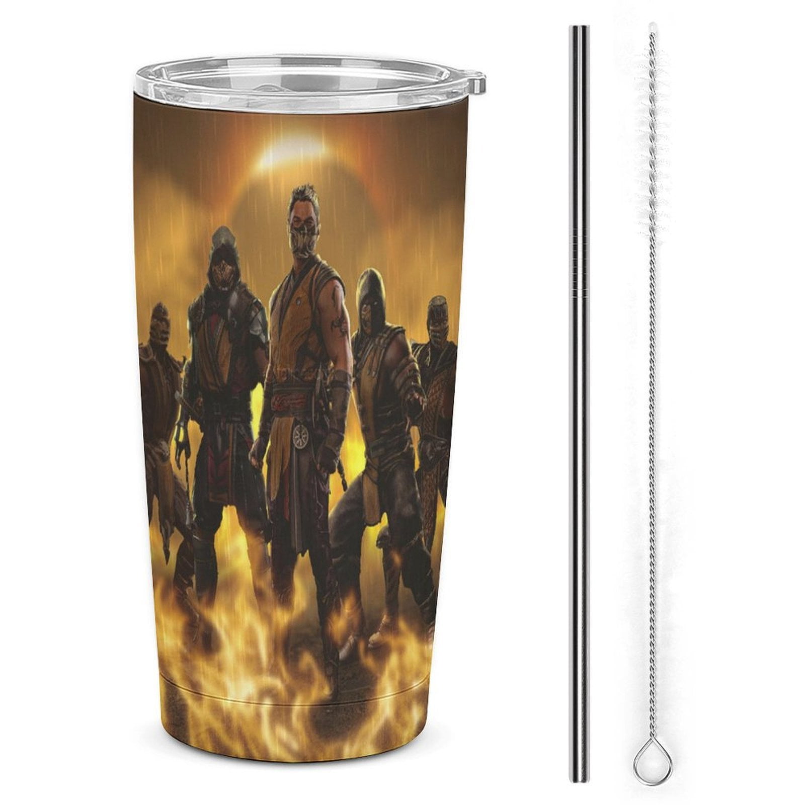 Characters Mortal Kombat Stainless Steel Car Cup Daily Thermal Vacuum ...
