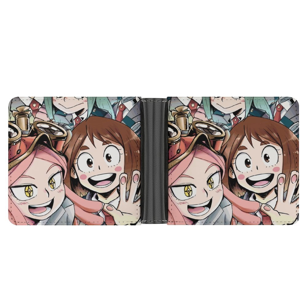 Characters My Hero Academia PU Leather Bifold Wallet Money Organizers ...