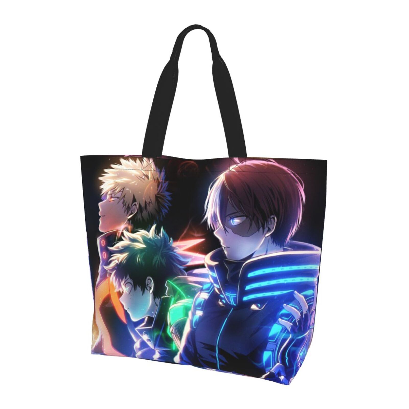 Characters My Hero Academia Tote Bags Reusable Women Shoulder Bag ...