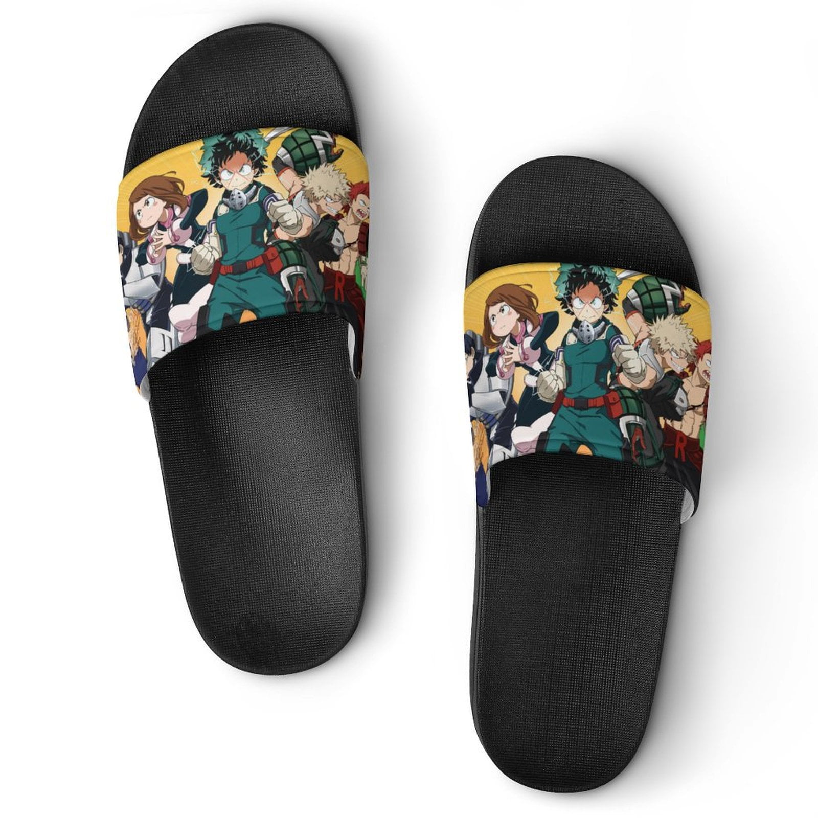 Characters My Hero Academia Unisex Slippers Summer Beach Slippers Casual Non Slip Comfortable ...