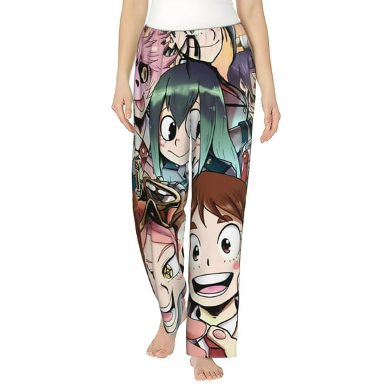 Characters My Hero Academia Women's Pajama Pants With Pockets Lounge ...