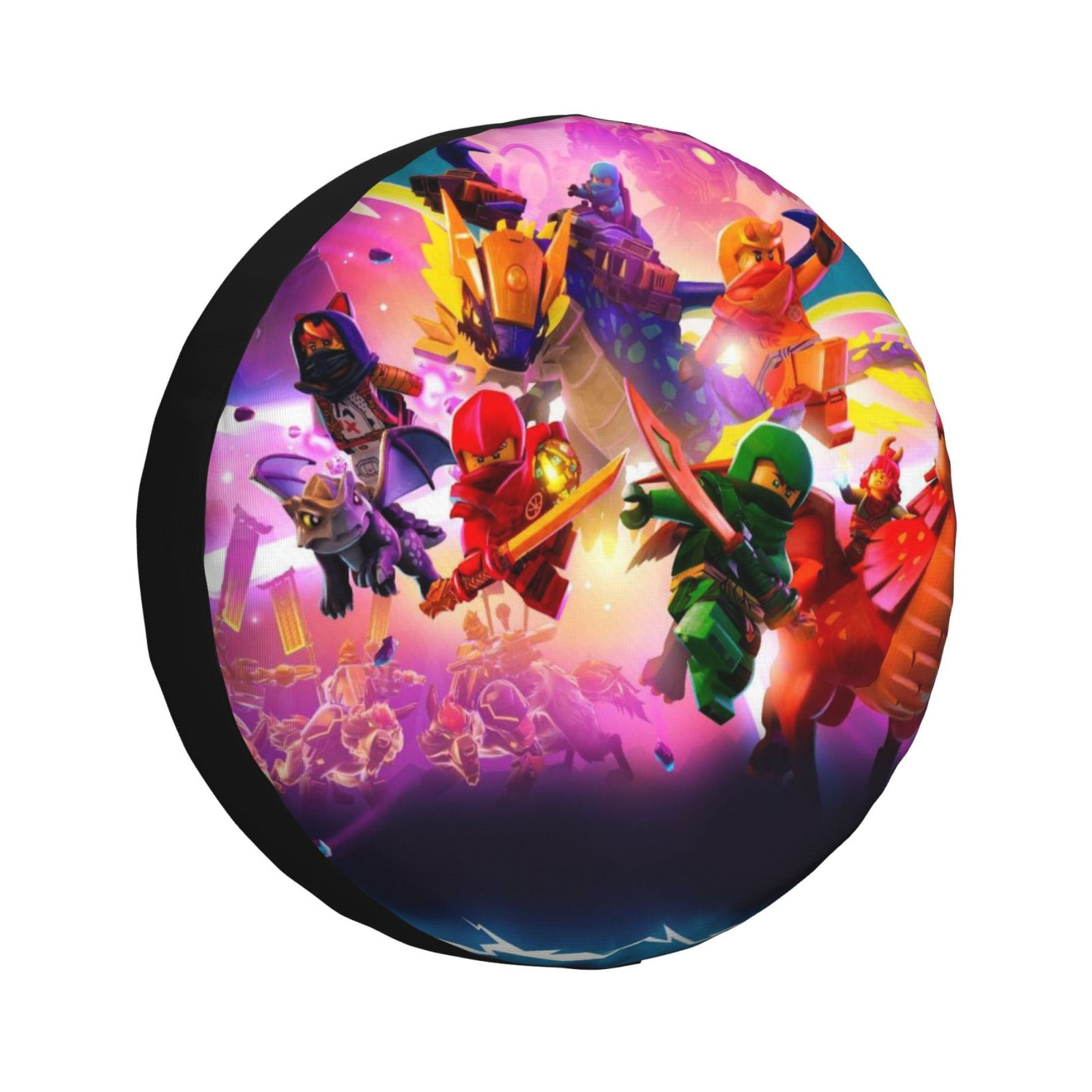 Characters Ninjago Spare Tire Cover Universal Wheel Tire Cover Dust ...