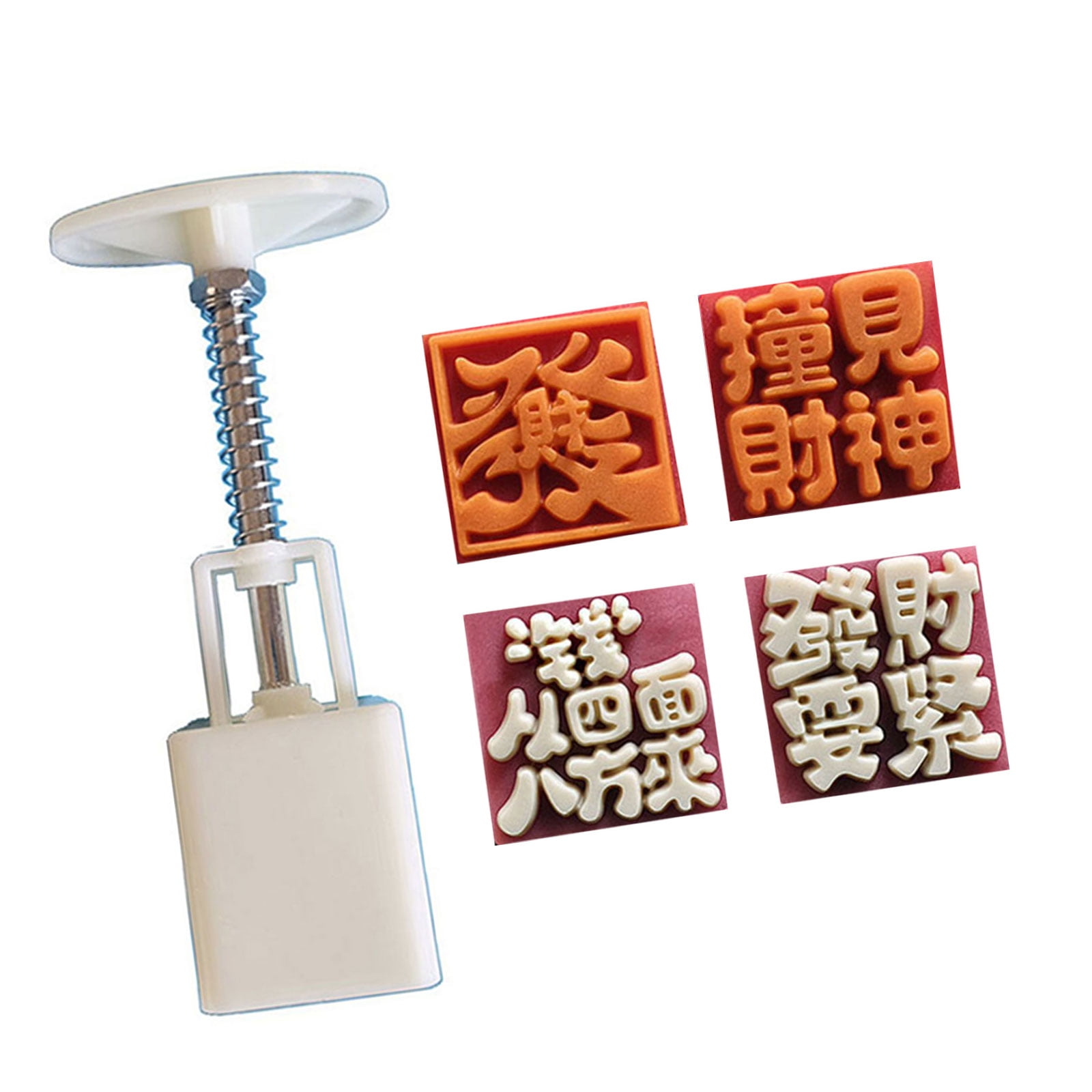 Characters Pattern Dessert Maker Mold MidAutumn Pastries Tool Cookie ...