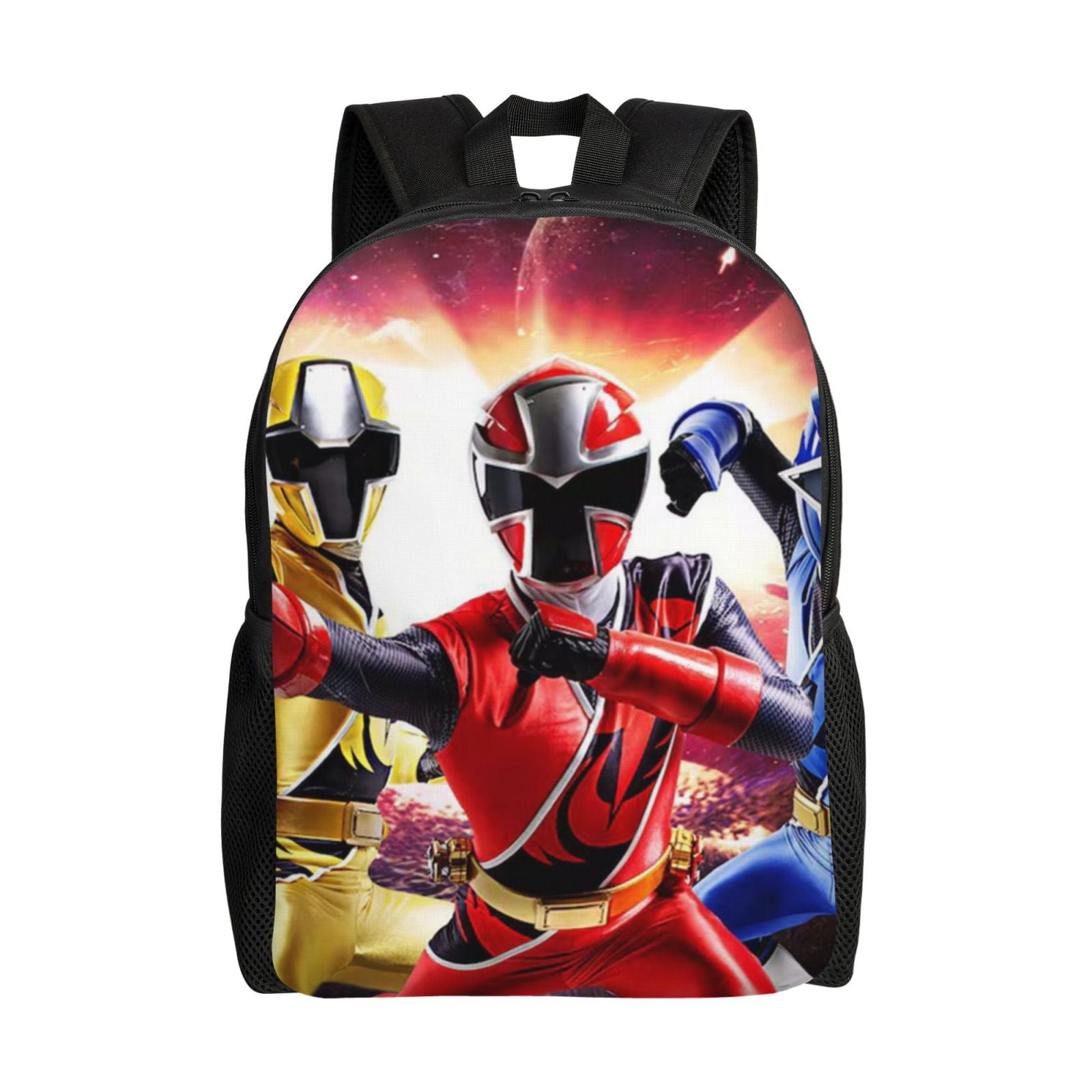 Characters Power Rangers Backpack Laptop School Bag Student Satchel ...