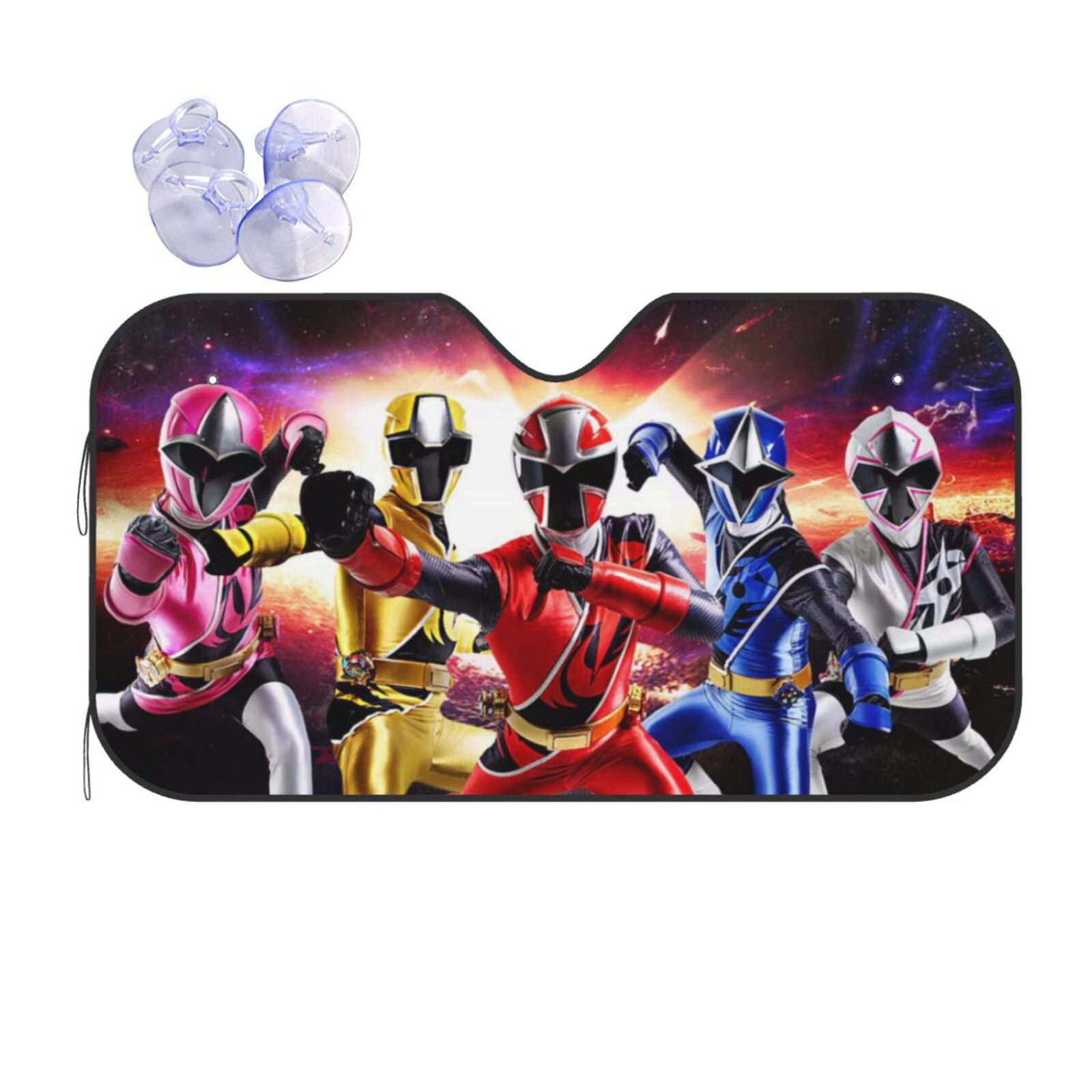 Characters Power Rangers Fashion Car Sunshade UV Rays Sun Visor ...