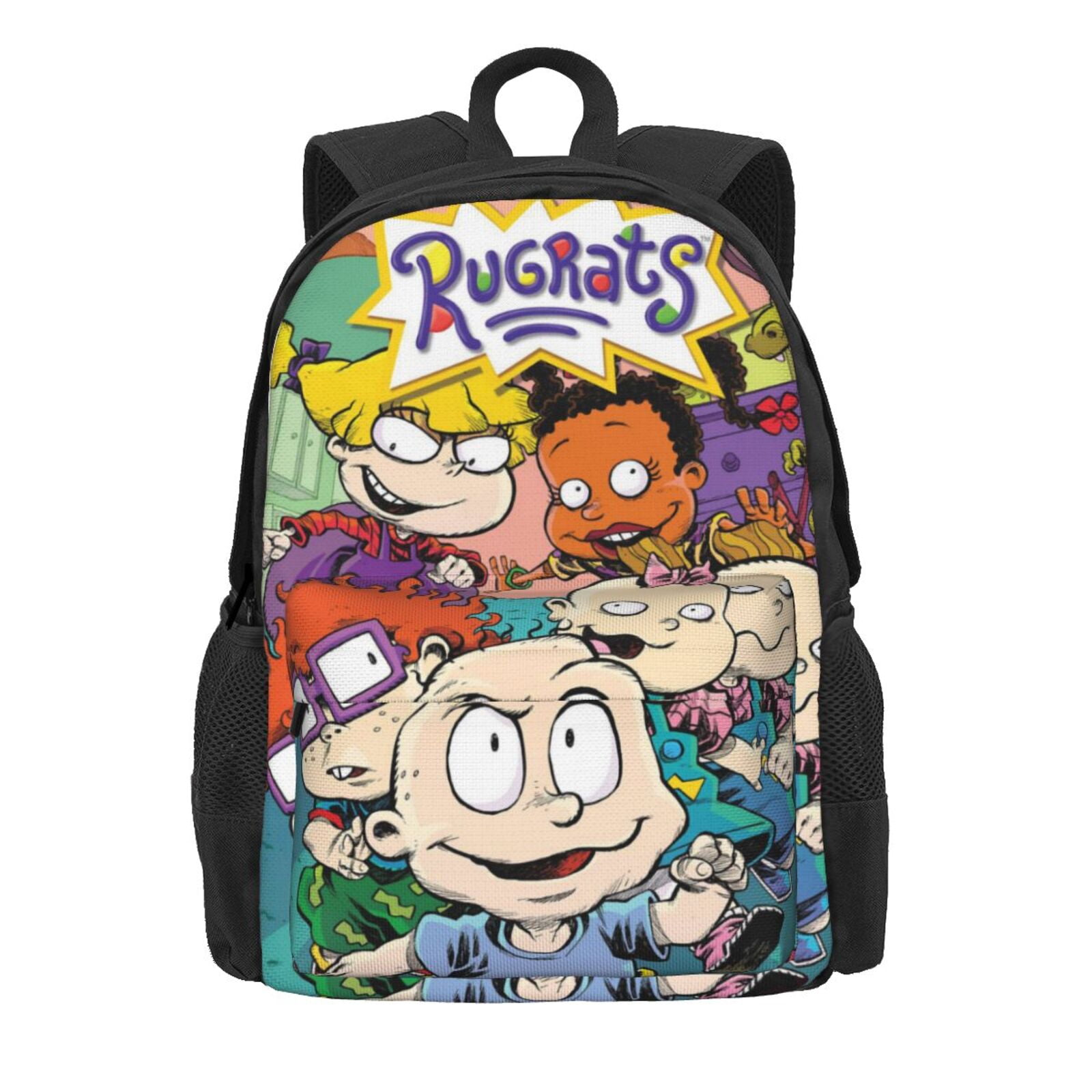 Characters Rugrats Backpack Adjustable Daypack Large Capacity School ...
