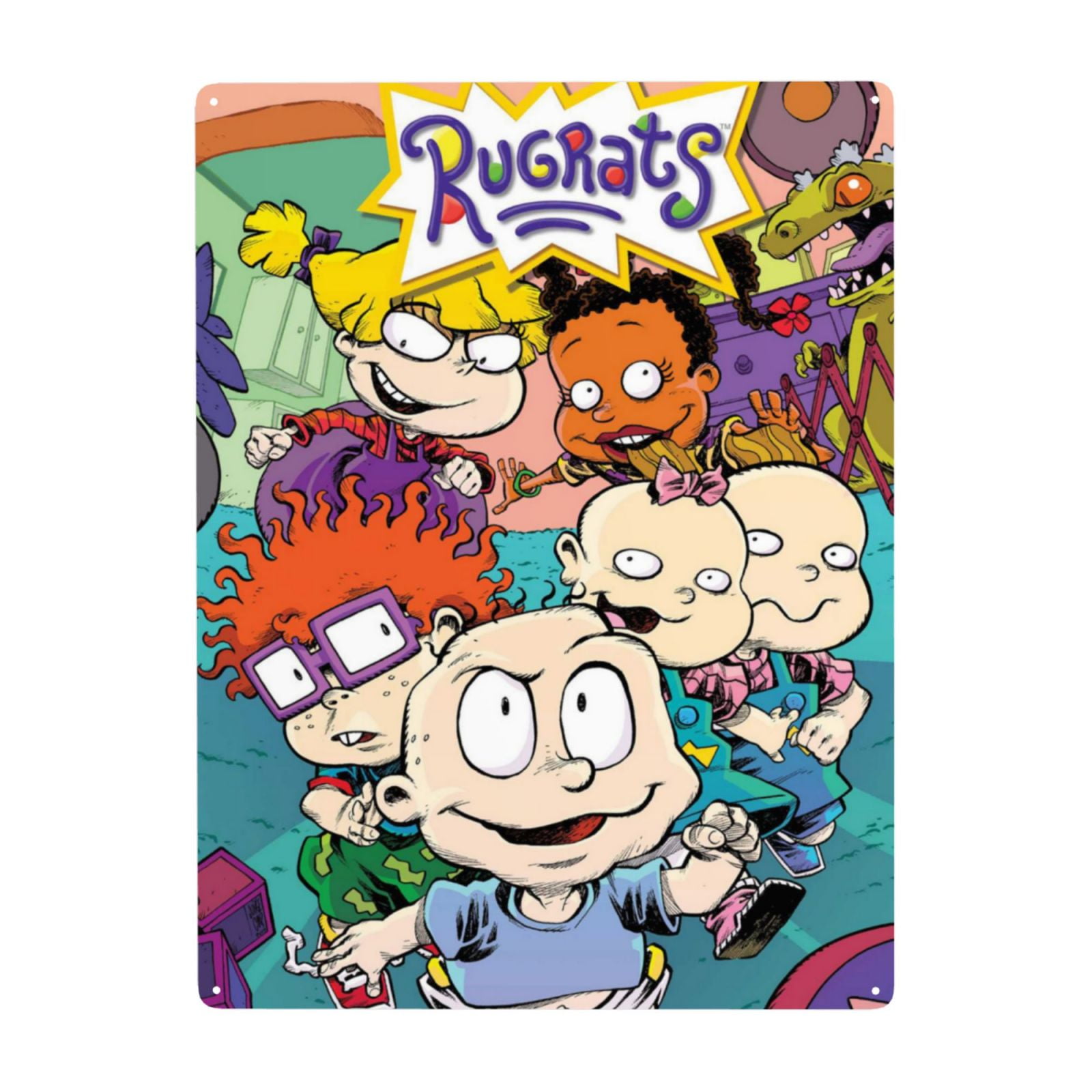 Characters Rugrats Metal Sign Decor 30x40cm Wall Art Sign for Home ...
