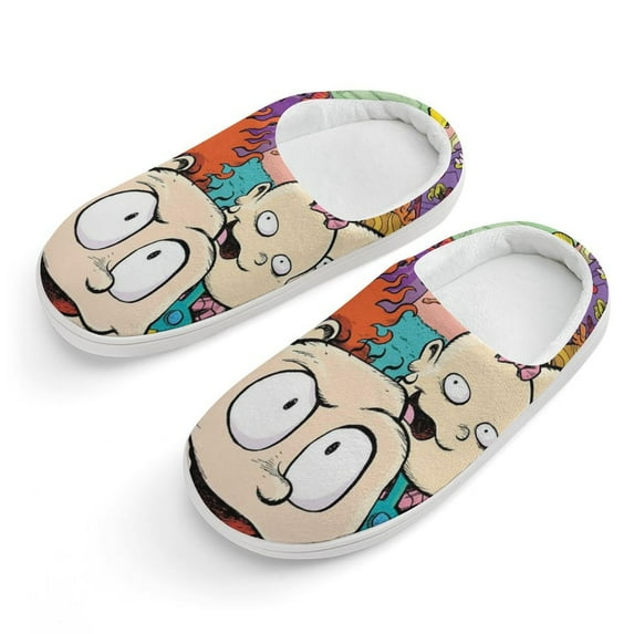 Characters Rugrats Winter Plush Slippers for Boys Girls Soft Warm ...