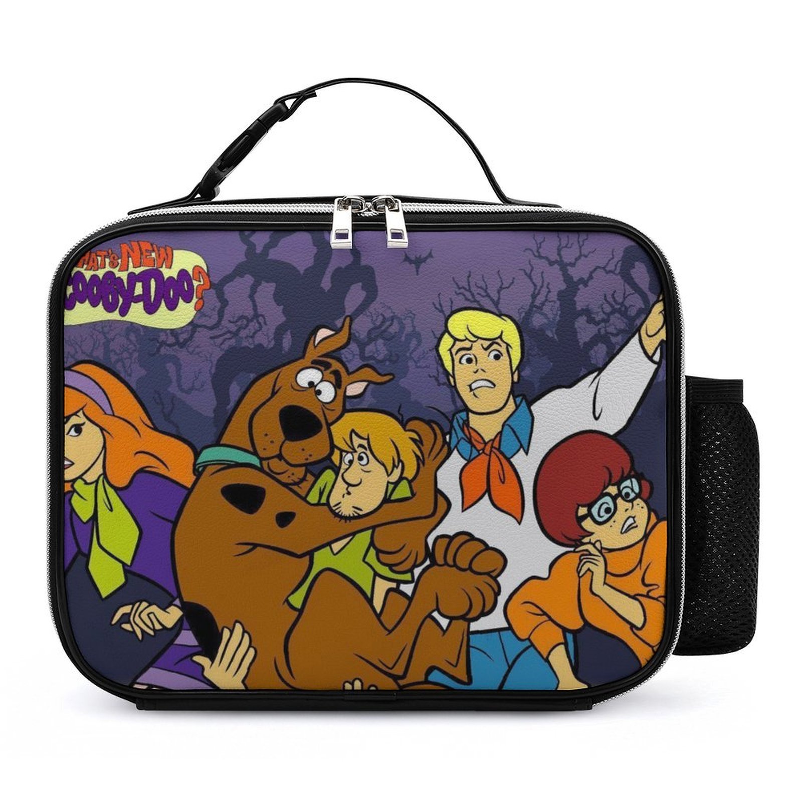 Characters Scooby Doo Insulated Portable Lunch Bag Leather Detachable ...