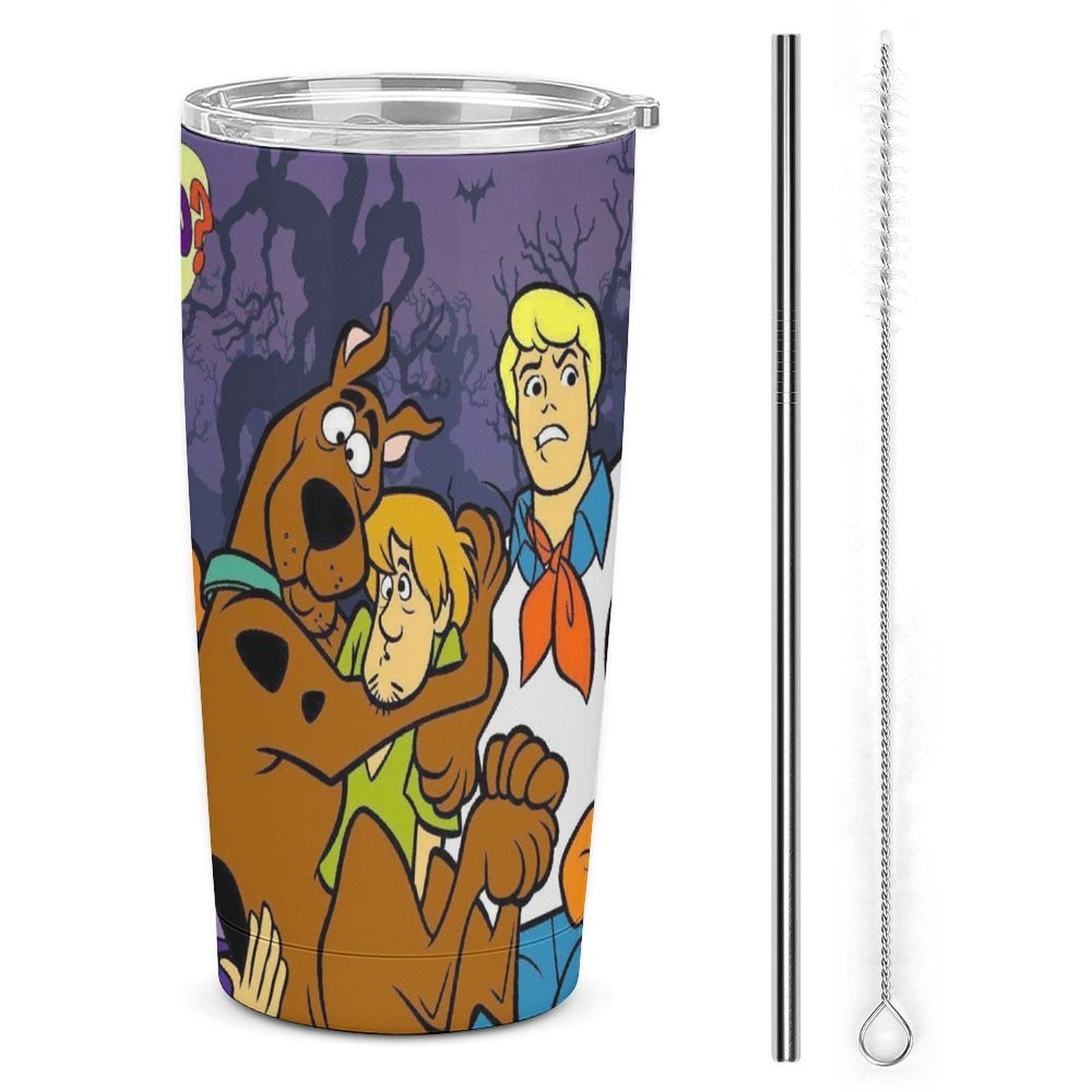 Characters Scooby Doo Stainless Steel Car Cup Thermal Vacuum Insulation ...