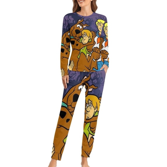 Characters Scooby Doo Womens Pajama Set Loungewear Cozy Soft House Wear ...