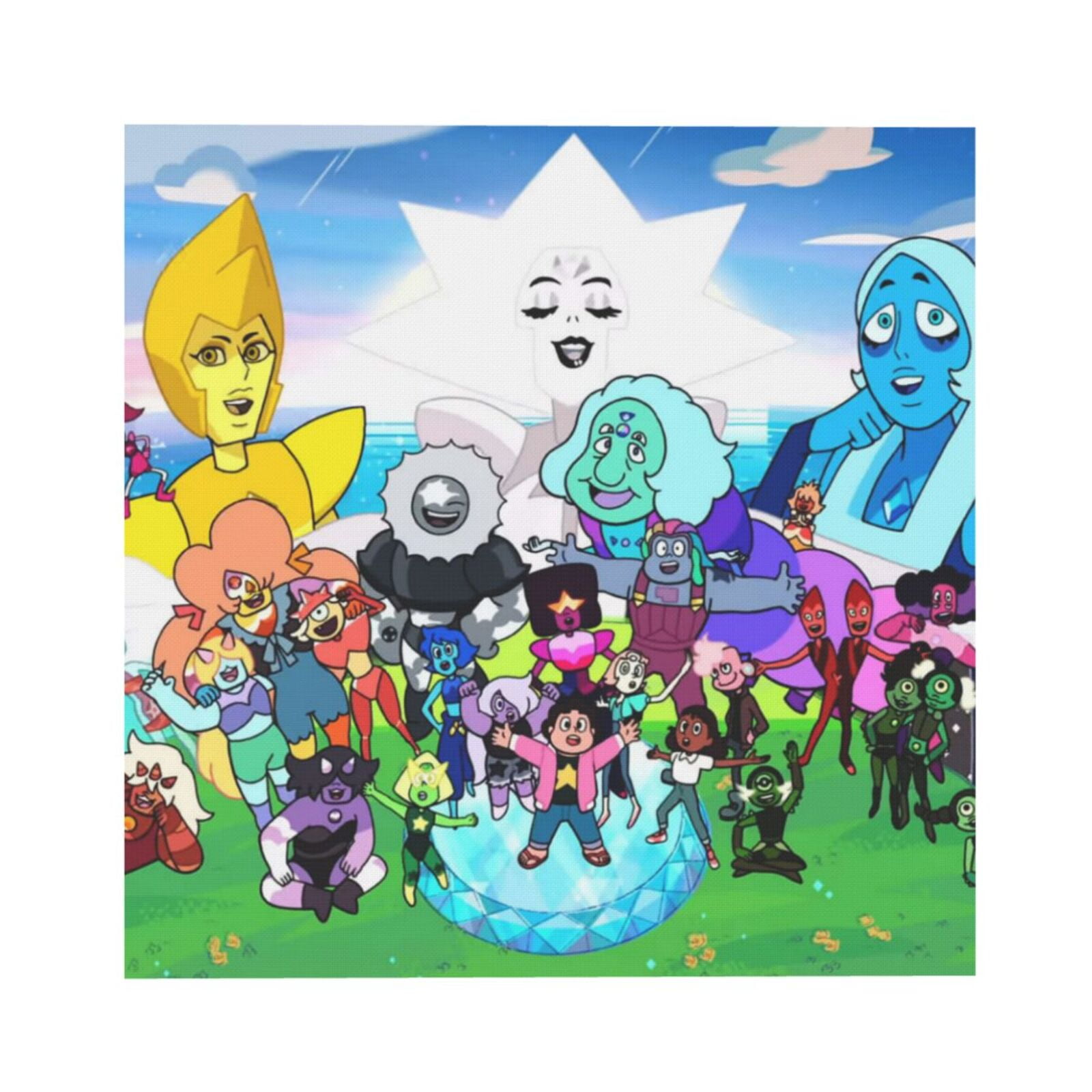 Characters Steven Universe Canvas Decorative Poster Square Unframe Wall ...