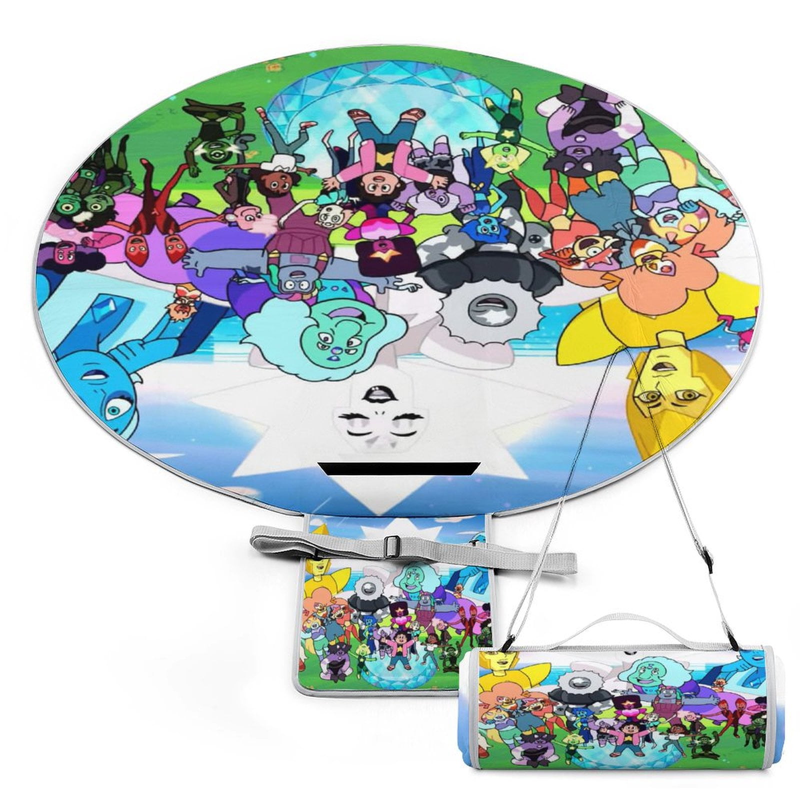 Characters Steven Universe Round Picnic Mat Summer Beach Blanket ...