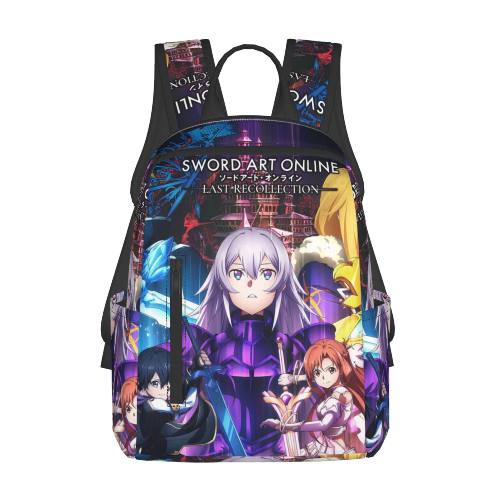 Characters Sword Art Online Backpack Lightweight Shoulders Daypack ...