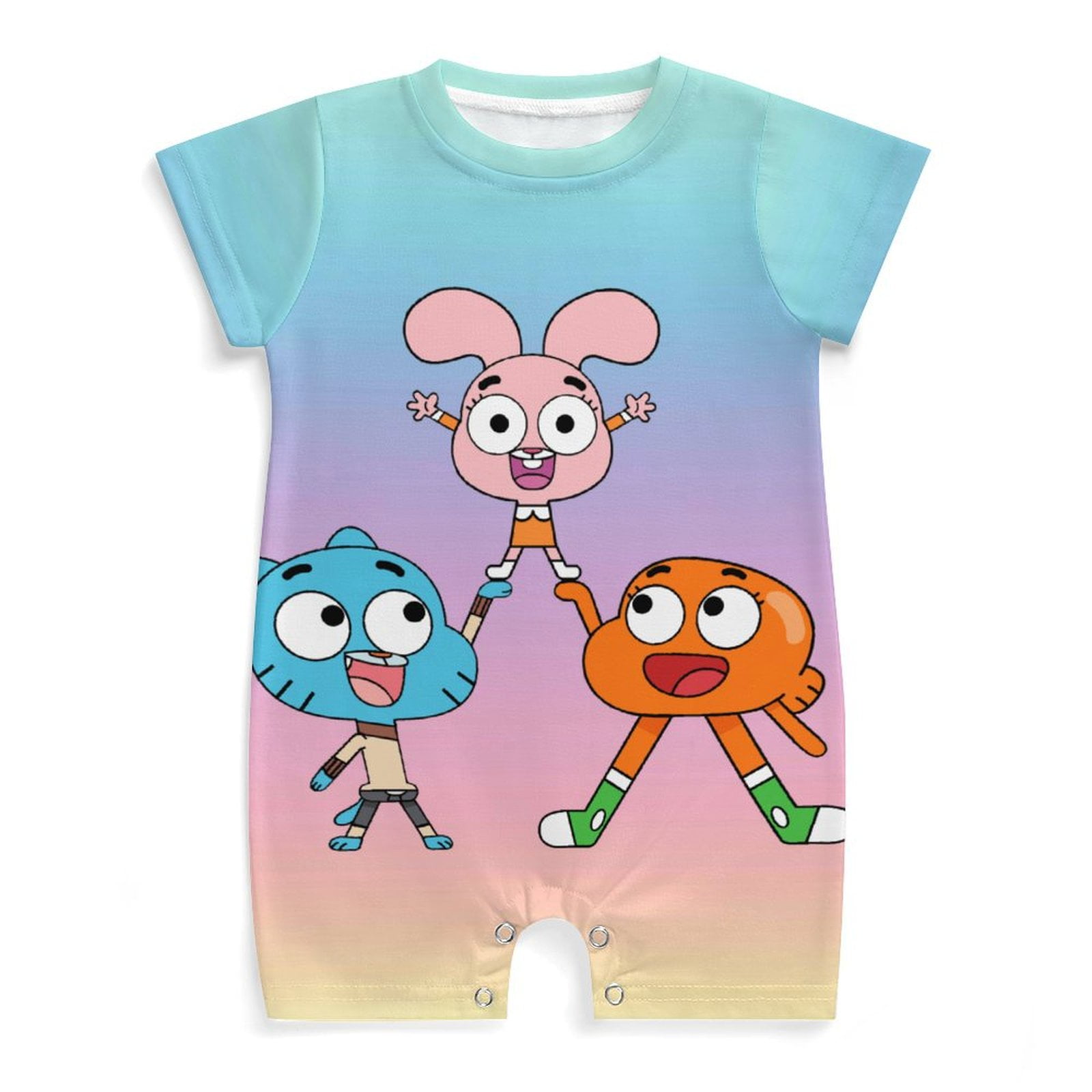 Characters The Amazing World of Gumball Baby Romper Jumpsuit Summer ...