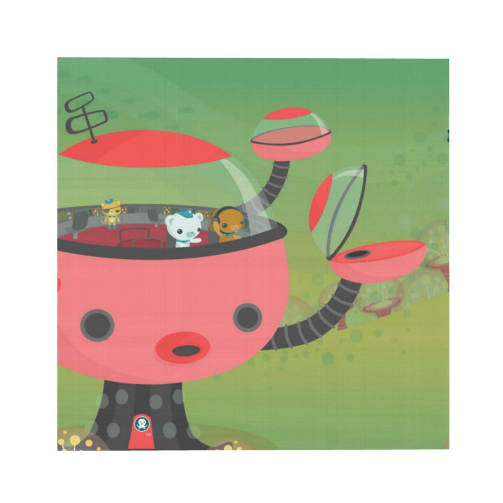 Characters The Octonauts Canvas Decorative Poster Square Unframe Wall ...