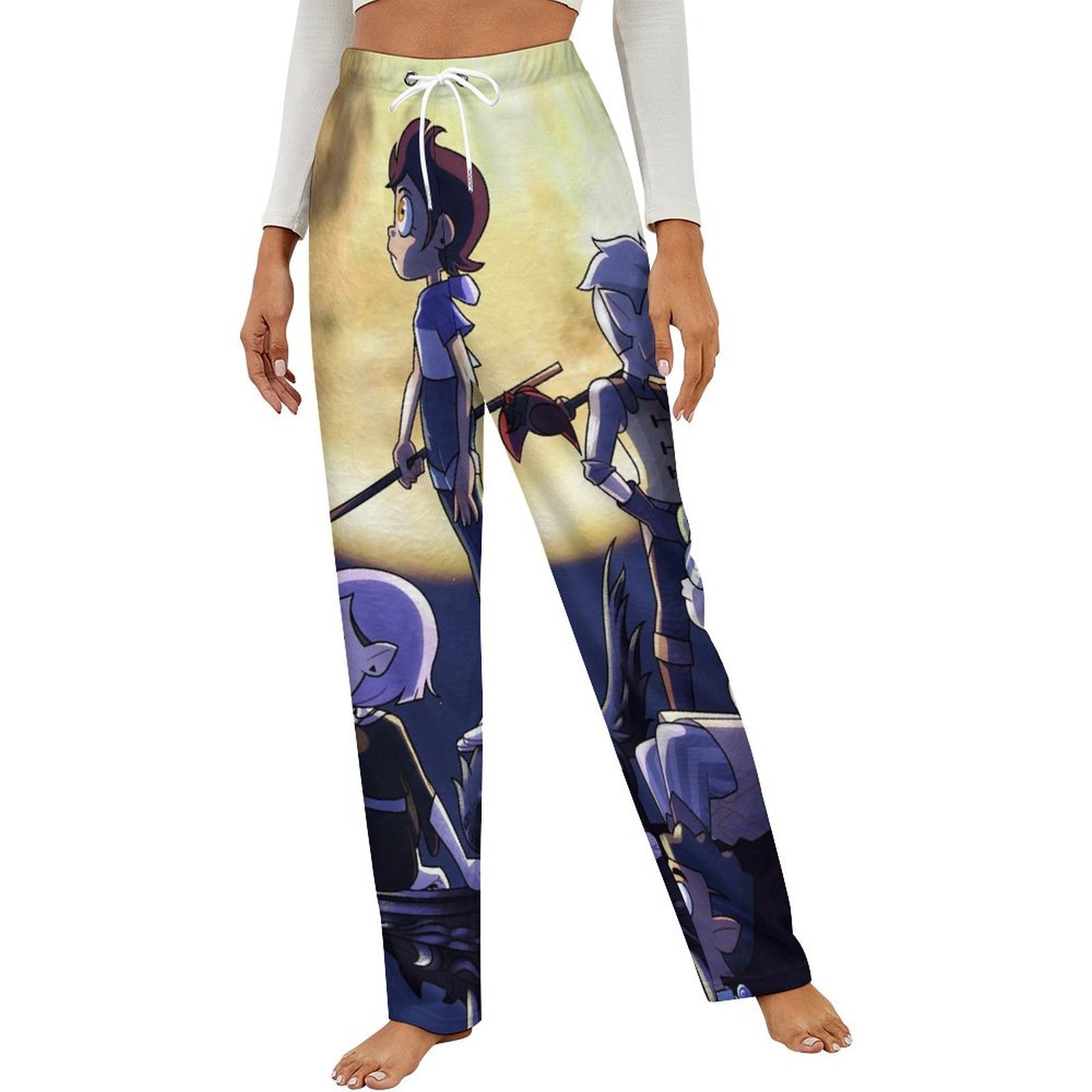 Characters The Owl House Flannel Women's Pajama Pants Bottoms Sleepwear ...