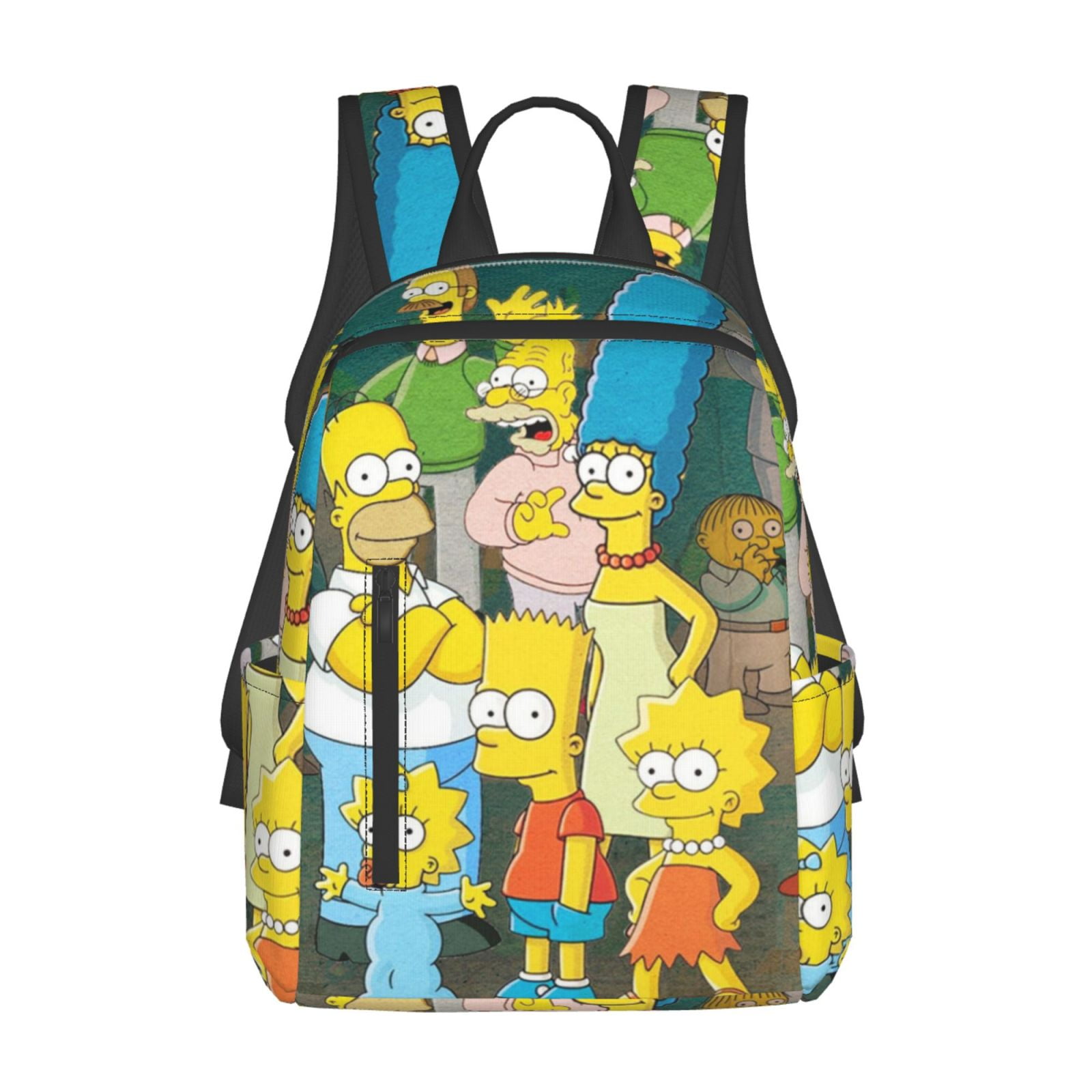Characters The Simpsons Backpack Lightweight Shoulders Daypack School ...