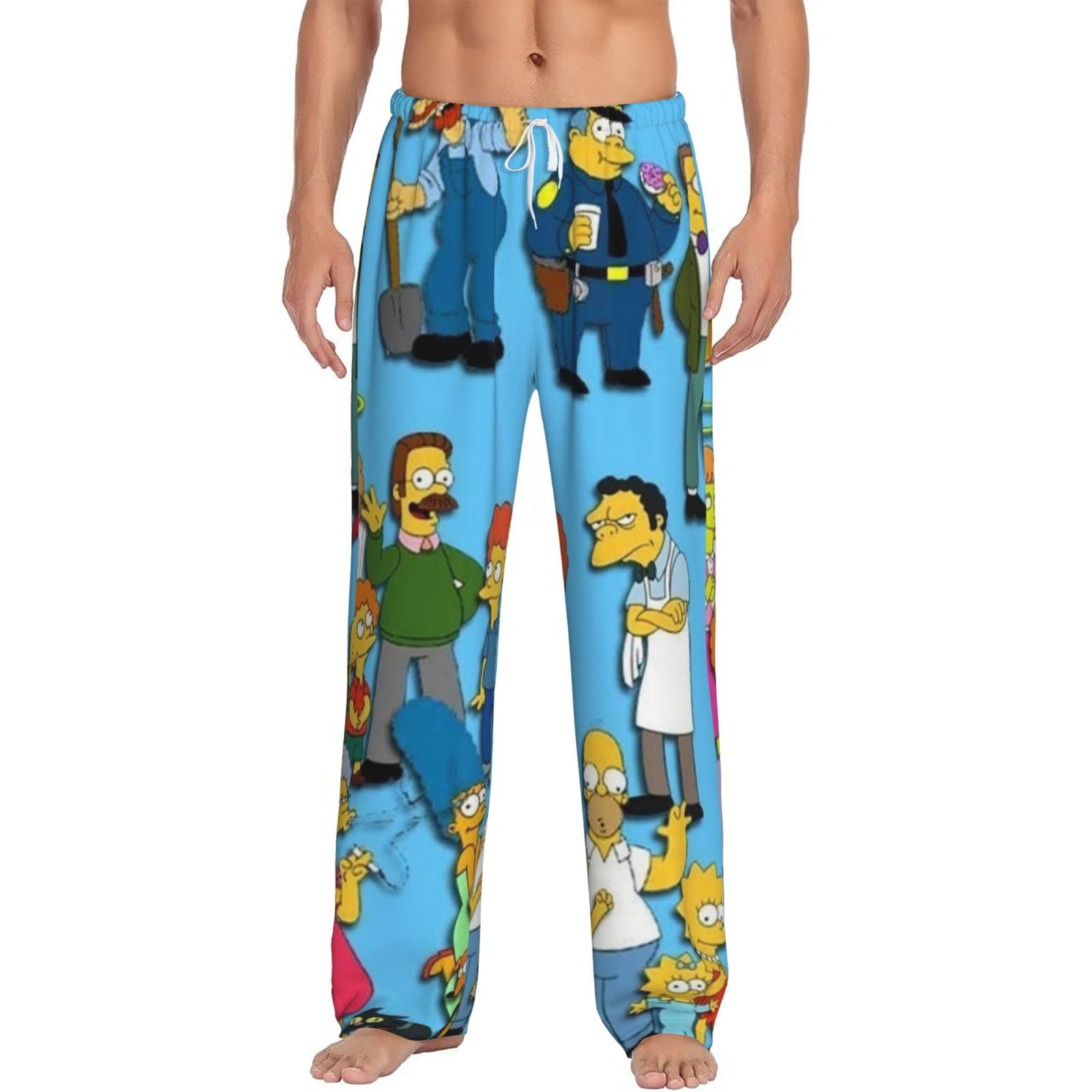 Characters The Simpsons Men's Pajama Pants Lounge Fashion Cozy Daily ...
