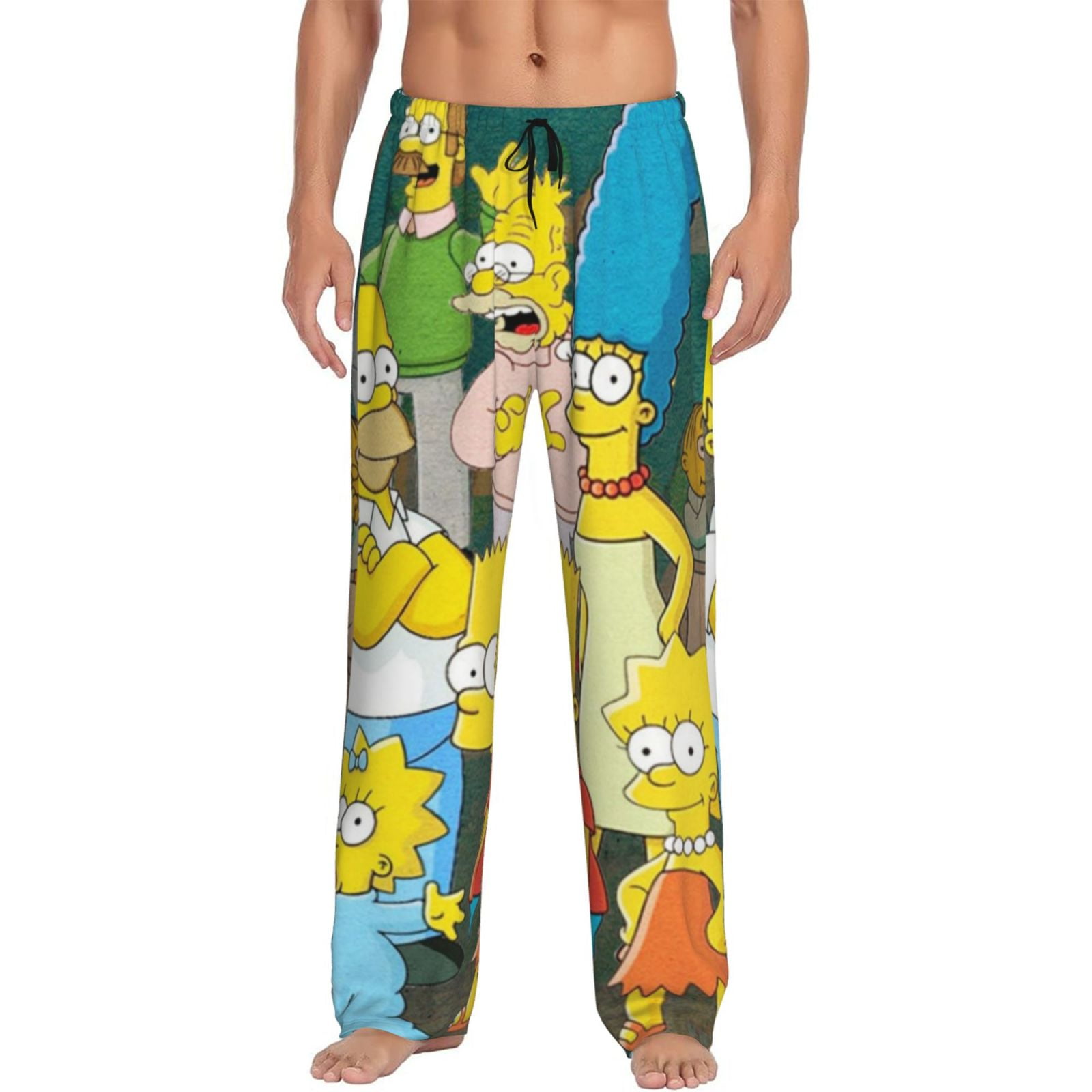 Characters The Simpsons Men's Pajama Pants Lounge Fashion Cozy Daily ...