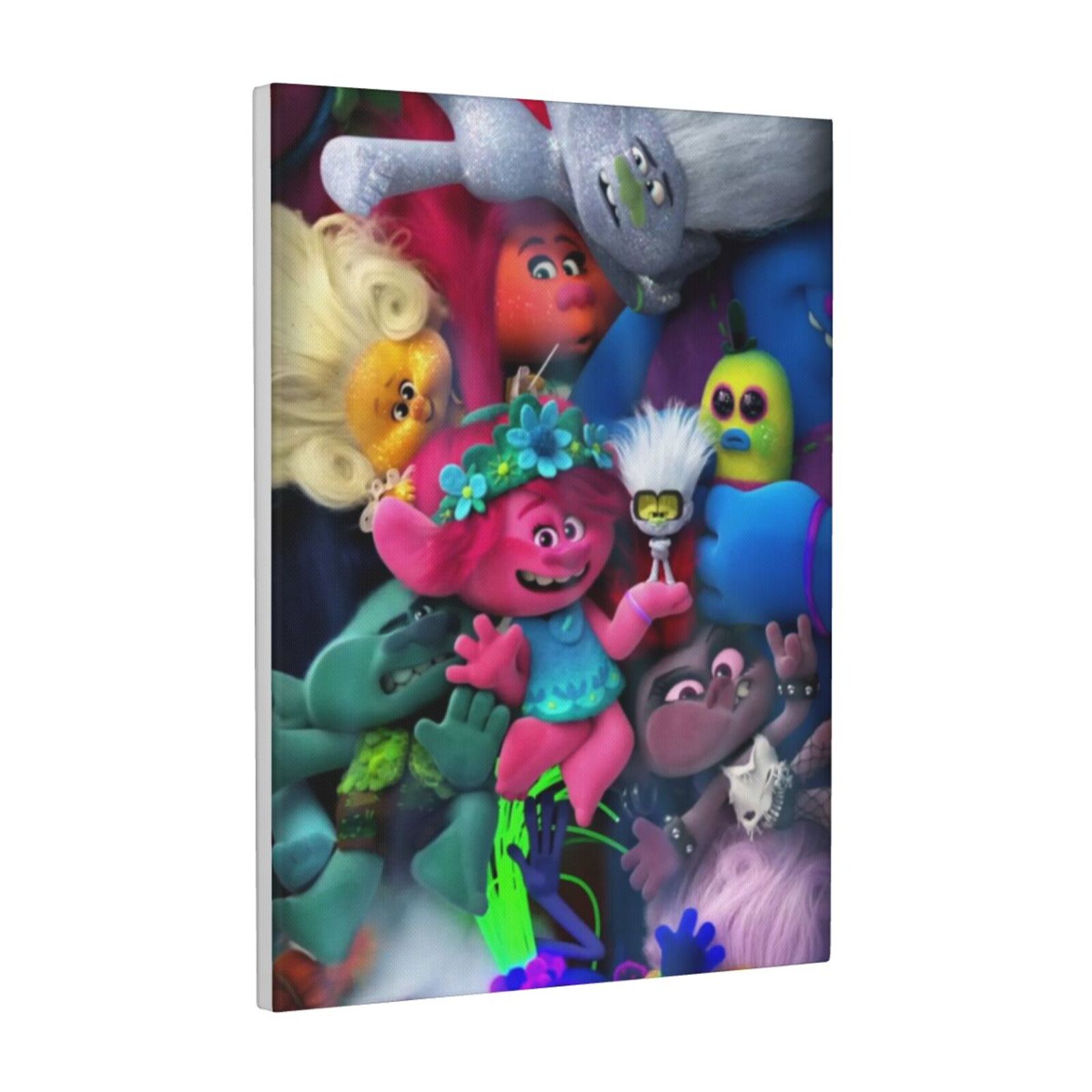 Characters Trolls World Tour Canvas Decorative Picture Frame Wall ...