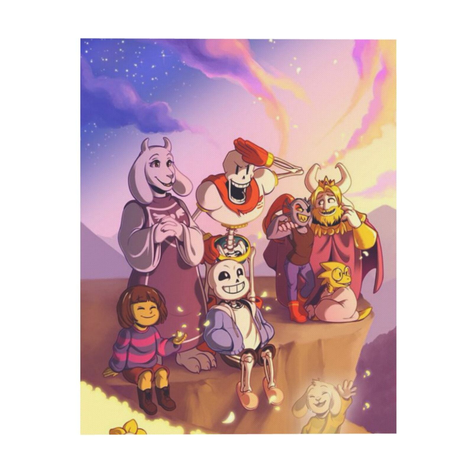 Characters Undertale Game Canvas Decorative Poster Gift Art Picture ...