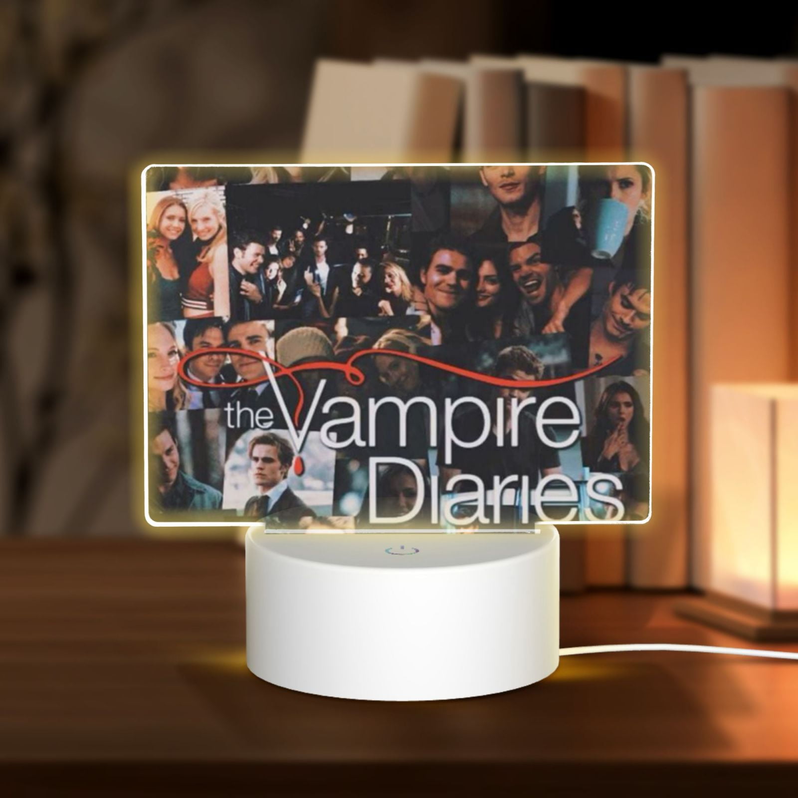Characters The Vampire Diaries Acrylic Night Light Adjustable 3 Light ...