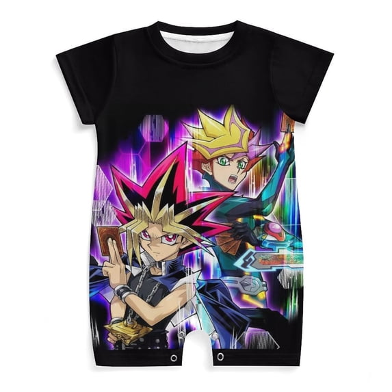 Characters Yu-Gi-Oh Baby One-Piece Rompers Summer Short Sleeve Outfit ...