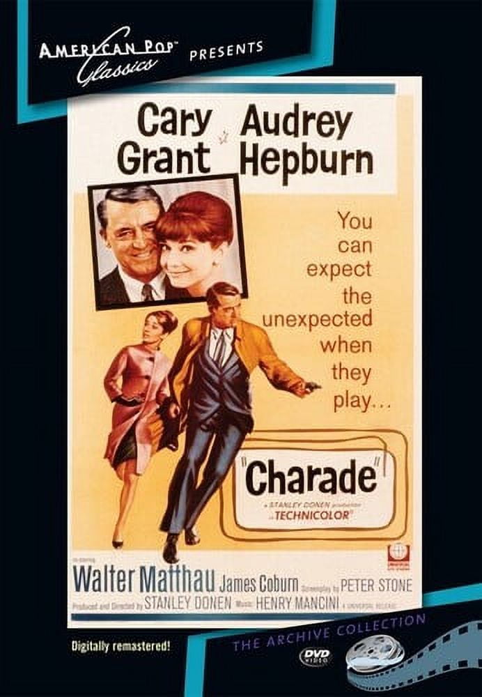 Charade (DVD), American Pop Classic, Comedy - Walmart.com