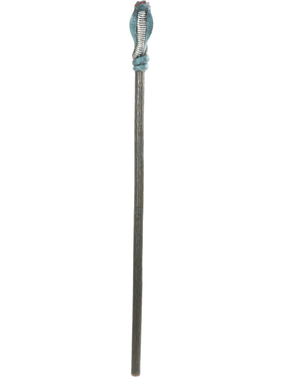 62" Blue Silver Deluxe Egyptian Cobra Snake Royal Pharaoh Staff Scepter ...