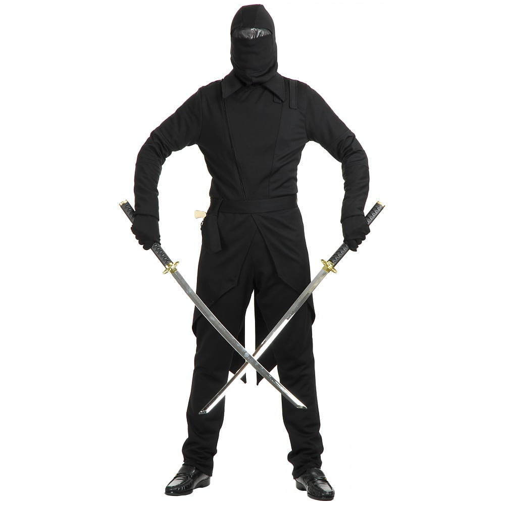 Adult X-Small 34-36 Black GI Ninja Snake Eye Costume - Walmart.com