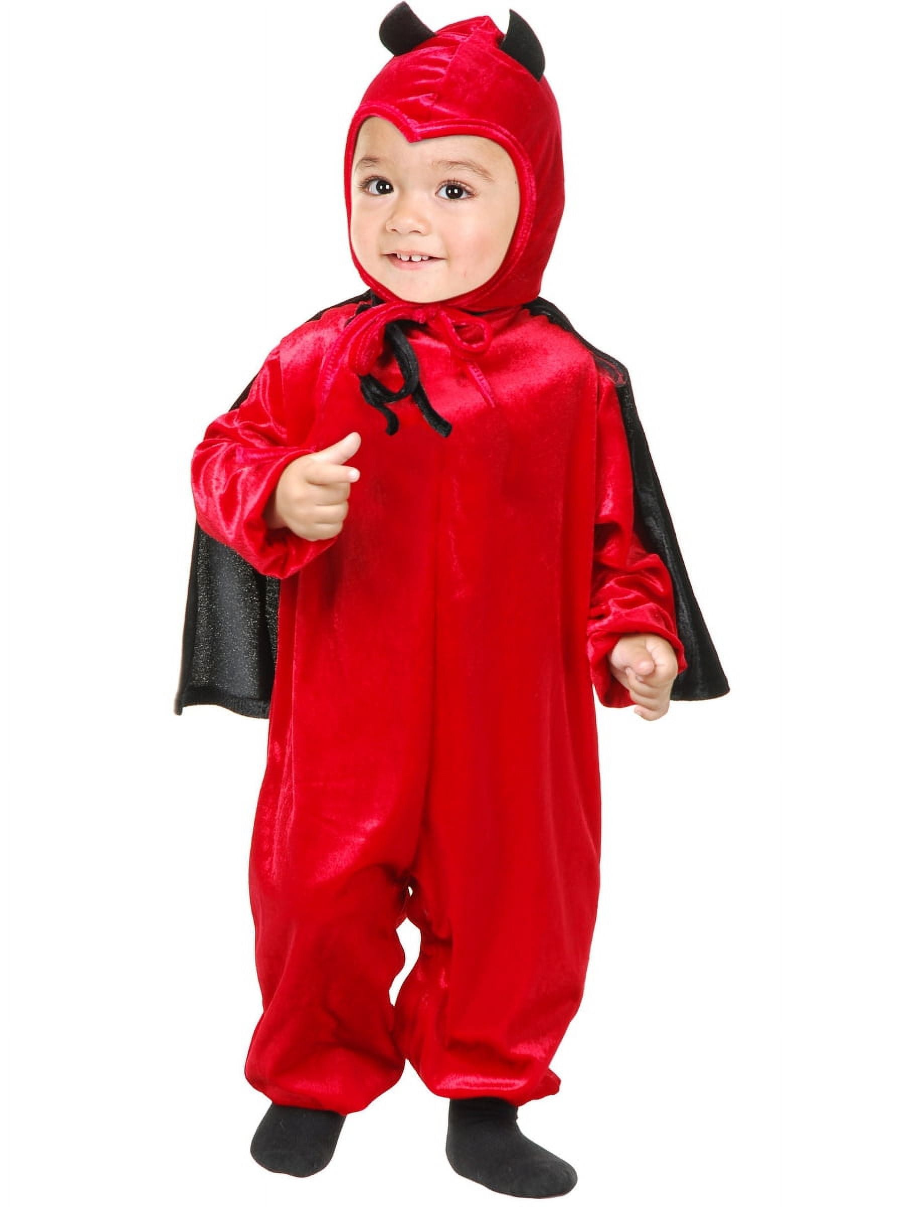 Child Red Little Cute Darling Devil Costume Size Small 6-8 - Walmart.com