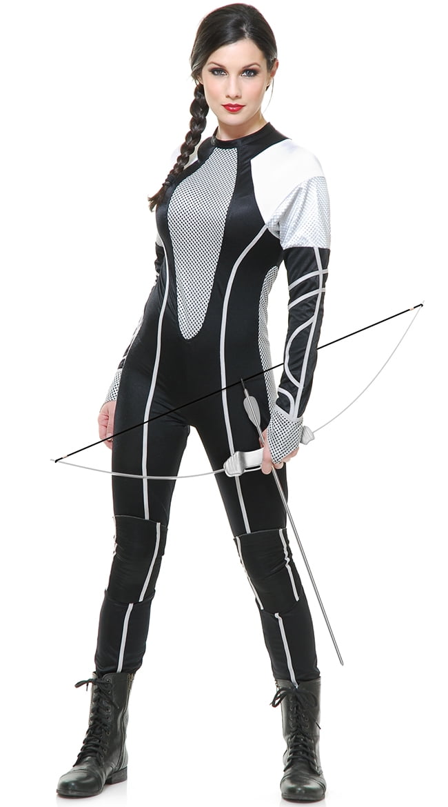 Charades Costumes Survivor Jumpsuit Costume, Female Tribute District ...