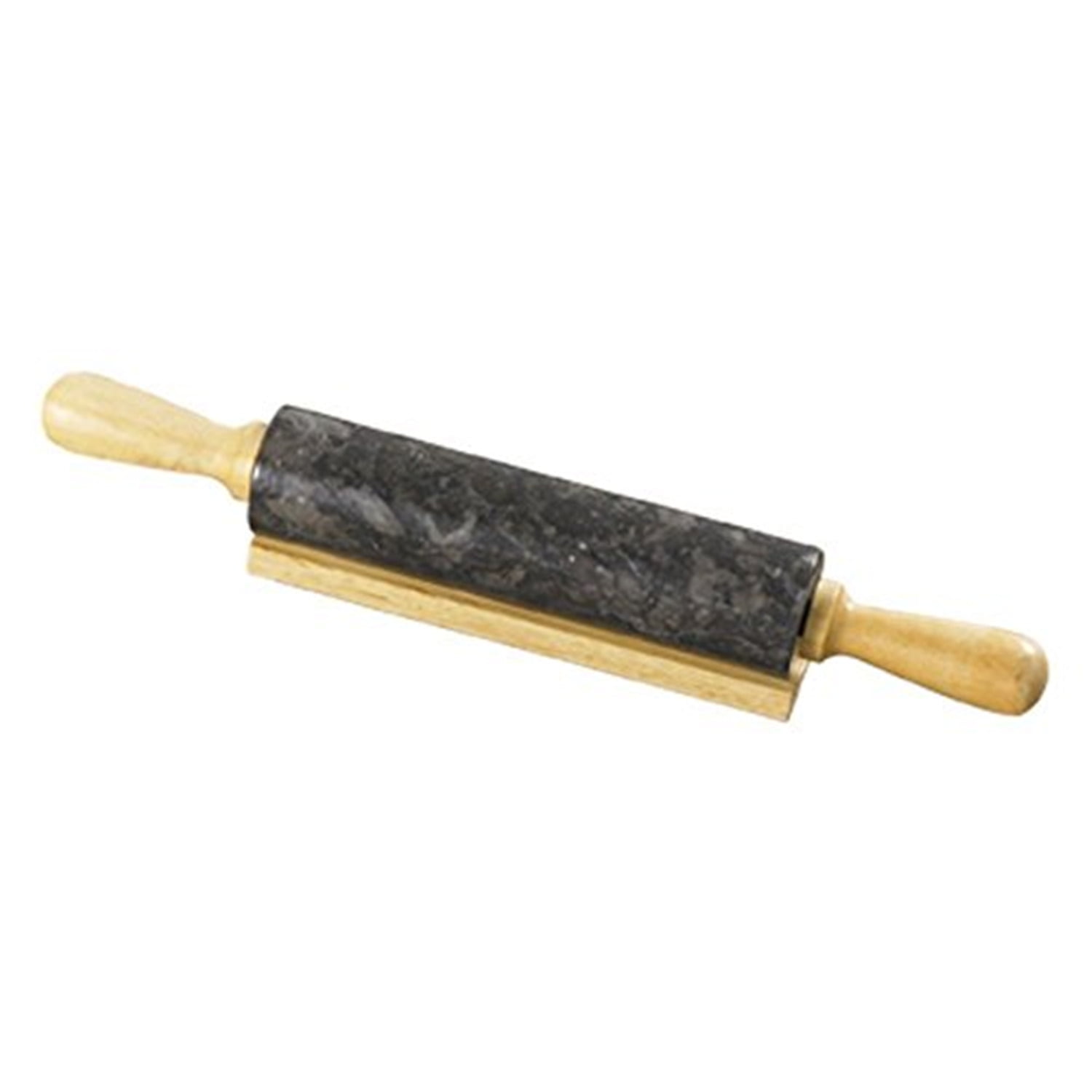 Charcoal 18" Deluxe Rolling Pin w/Wood Cradle - Walmart.com