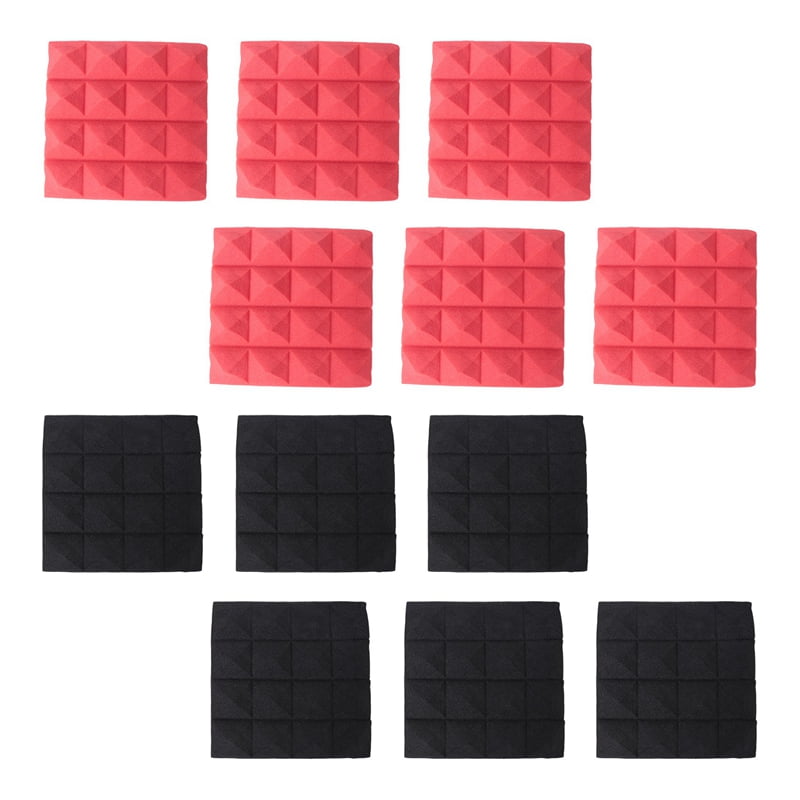 Charcoal Acoustic Foam Tiles Soundproofing Foam Panels Studio Sound ...
