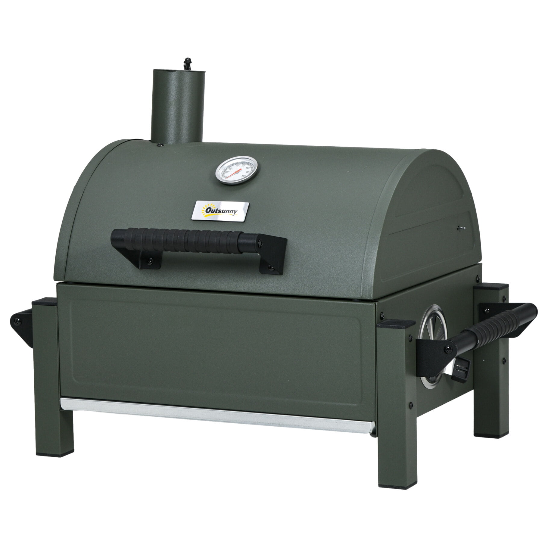 Charcoal BBQ Grill with 235 sq.in. Cooking Area, Tabletop Outdoor ...