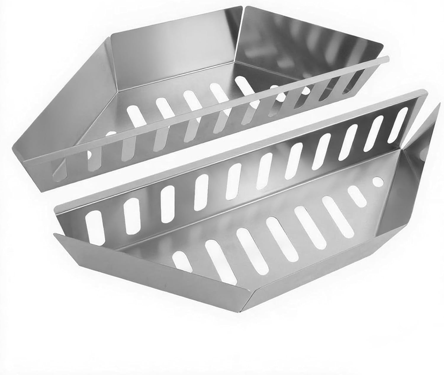 Charcoal Basket, Stainless Steel Char Holder Compatible with Weber ...