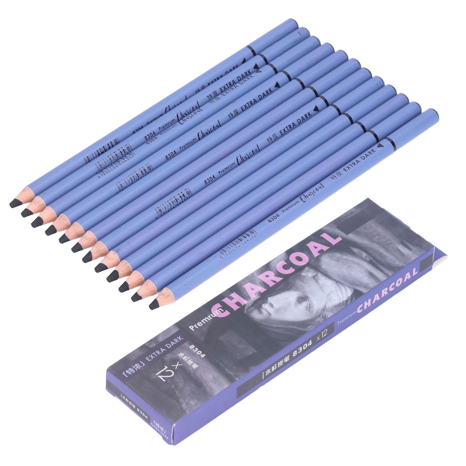 Charcoal Black Sketch Painting Extra Soft Charcoal Pencils Drawing Art ...