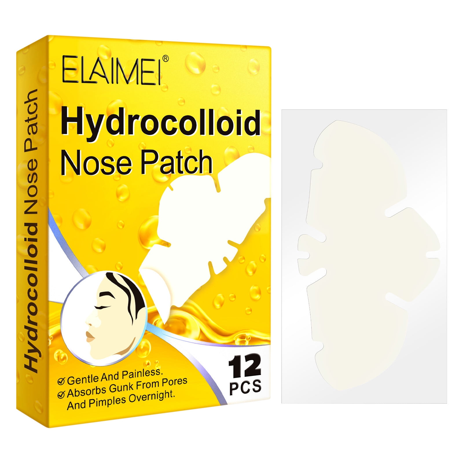 Charcoal Blackhead Remover Mask Bamboo Hydrocolloid Removes Blackheads