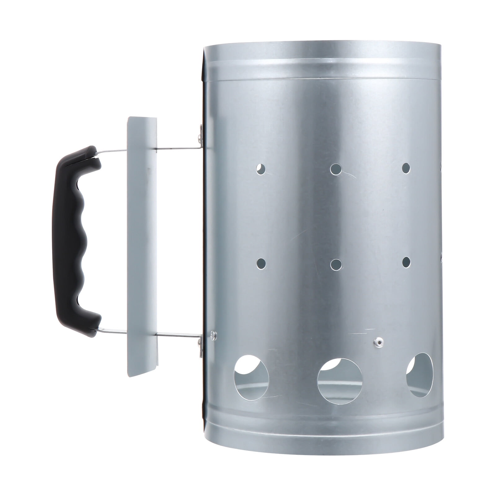 Charcoal Bucket Chimney Bbq Electric Stove Grill Tools Silver - Walmart.com