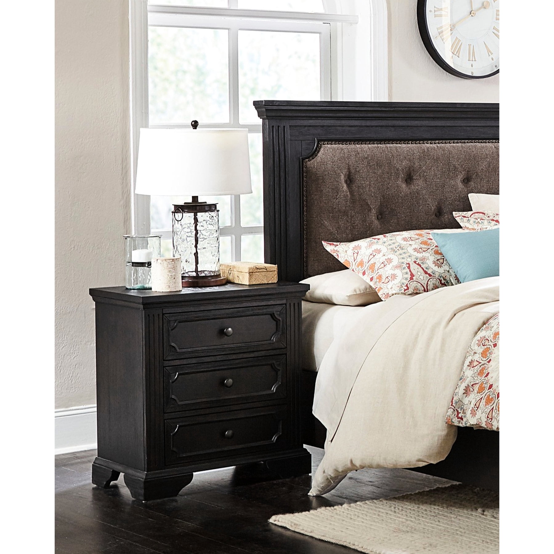 Charcoal Color Scheme - Dovetail Drawer Construction - Bedroom ...