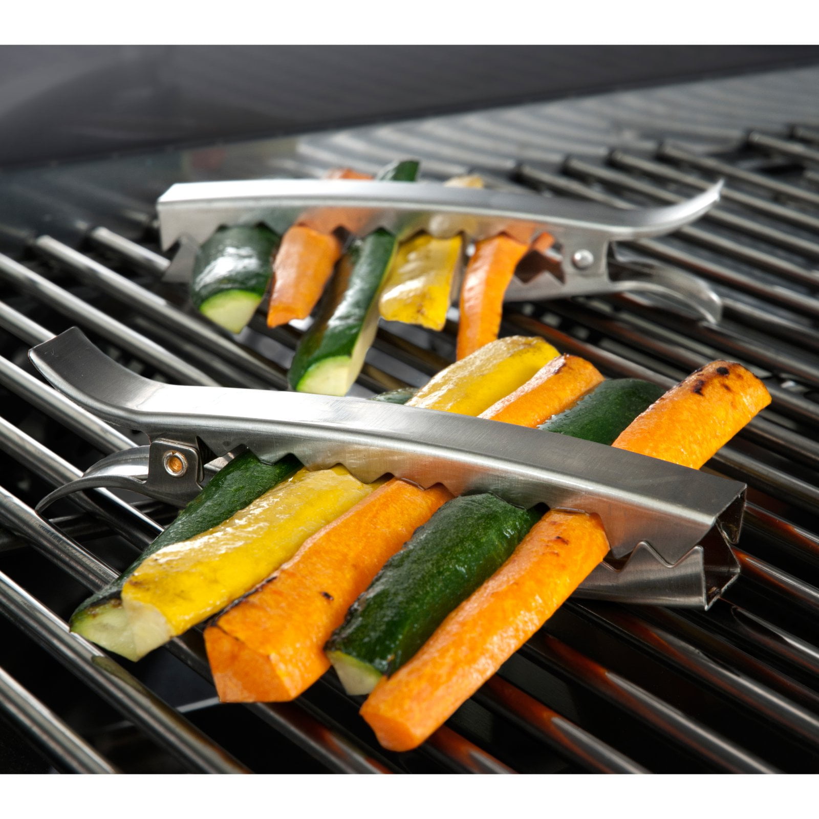 6-Inch Stainless Steel Grill Clips - Walmart Business Supplies