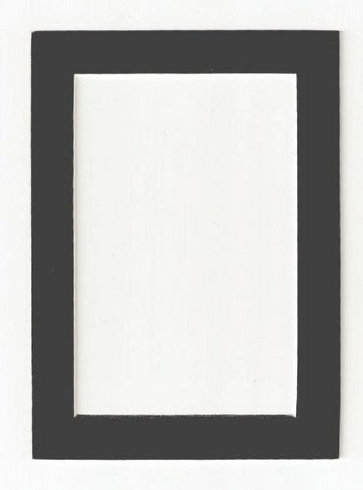 Charcoal - Dark Gray Acid Free Picture Frame Mat, 8x10 - Walmart.com