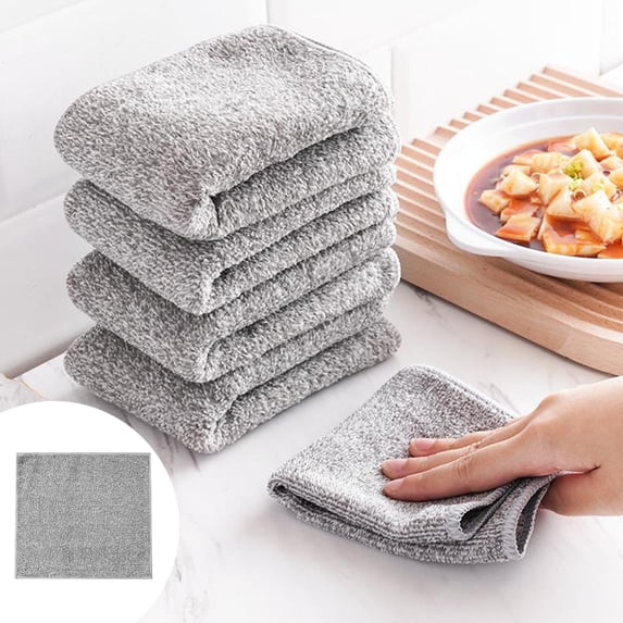 Charcoal Fiber dish fabric, Non rod balm dish Towels for Kitchen with ...