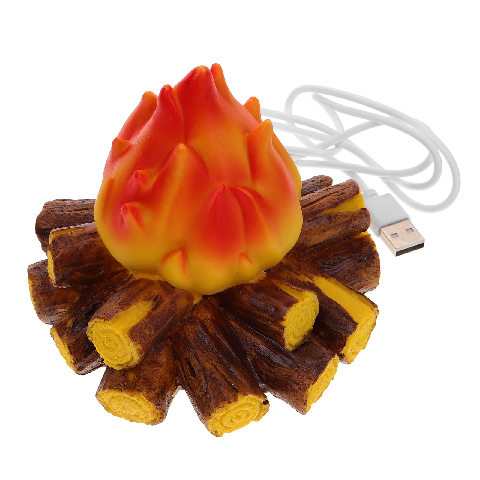 Charcoal Flame Ambient Light Fireplace LED Light Fire Flame Artificial ...