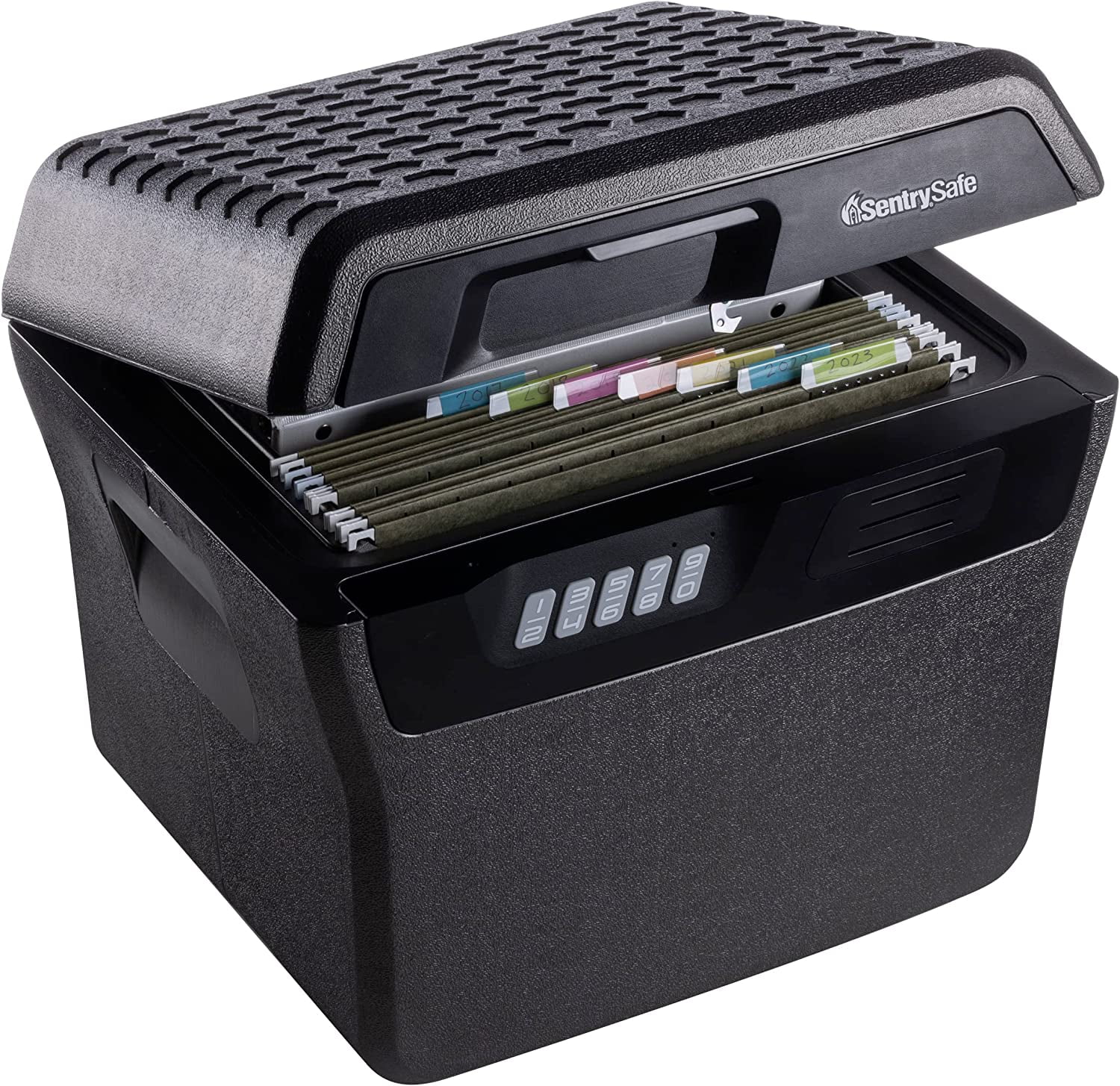 Charcoal Gray Waterproof Fireproof Safe with Digital Keypad Lock for ...