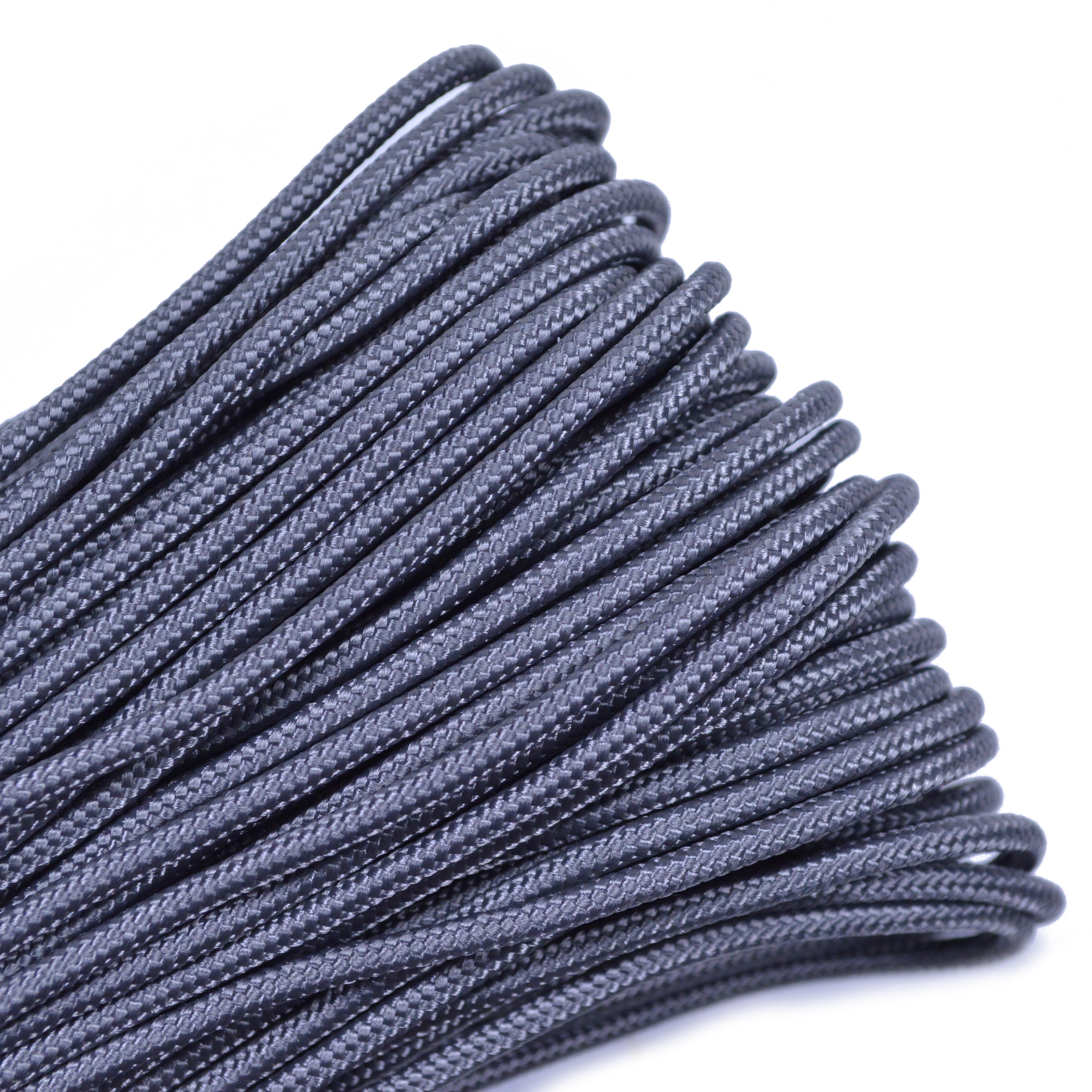 Charcoal Grey 275 Cord 5 Strand Paracord - 100 Feet - Walmart.com